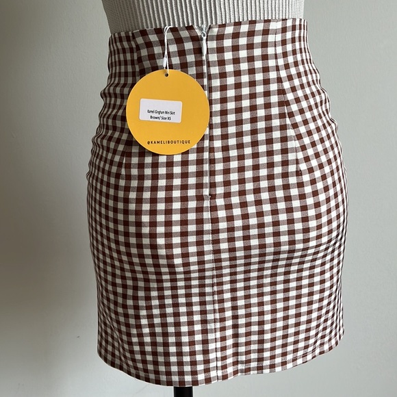 Kameli Boutique | Skirts | Kameli Gingham Mini | Poshmark
